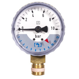 Resideo Manometer, Gehäusedurchmesser 50mm, Anschluss M70AF-A10MR ...