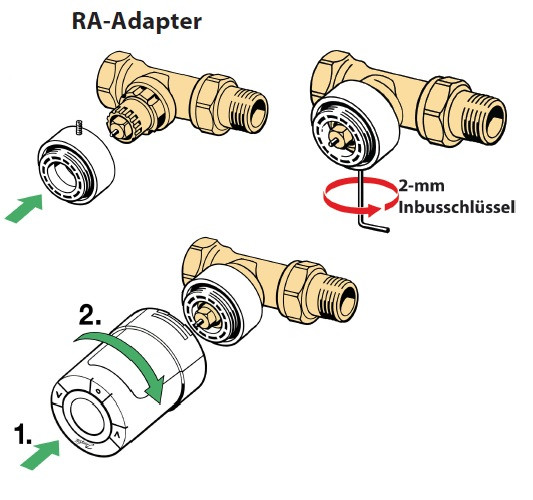 Danfoss Adapter RA 014G0251 | wärme24.de
