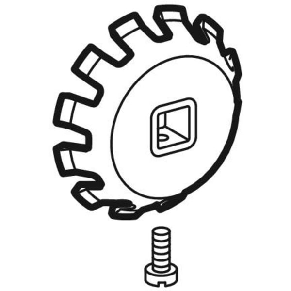 Geberit Mitnehmer für Drehbetätigung für 240.457.00.1 | wärme24.de