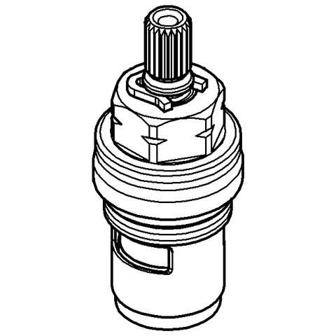 Grohe Oberteil Keramik 1/2'' 45882000 | wärme24.de