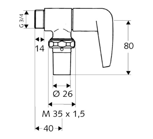 Schell AP-WC-Spülventil SCHELLOMAT 027030699 | wärme24.de