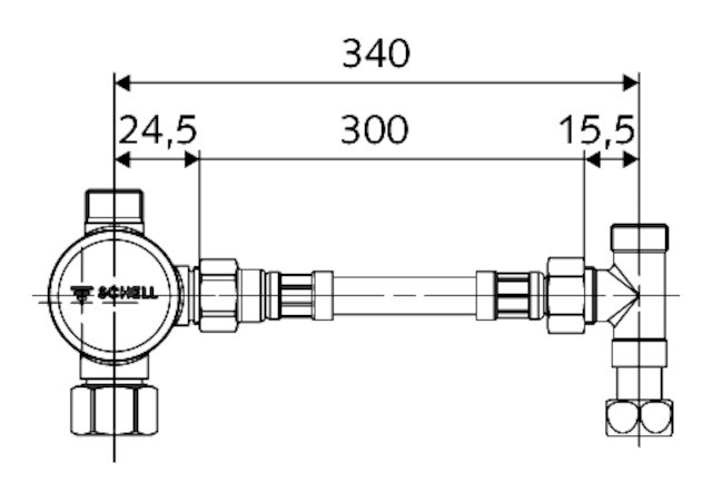 Schell Eckventil-Thermostat Set 094160699 | wärme24.de