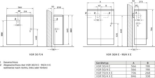 Vaillant VGR 50/4 XE Gas-Raumheizautomat 0010007931 | wärme24.de